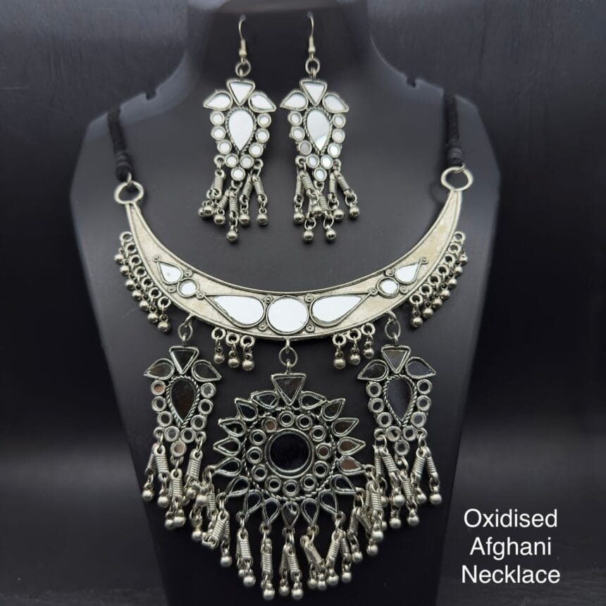 Afghani mirror hasuli Necklace – Reaaan Collections